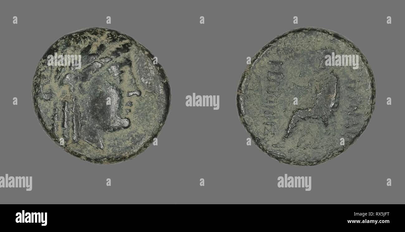 Coin Depicting the God Apollo. Greek. Date: 200 BC-101 BC. Dimensions ...