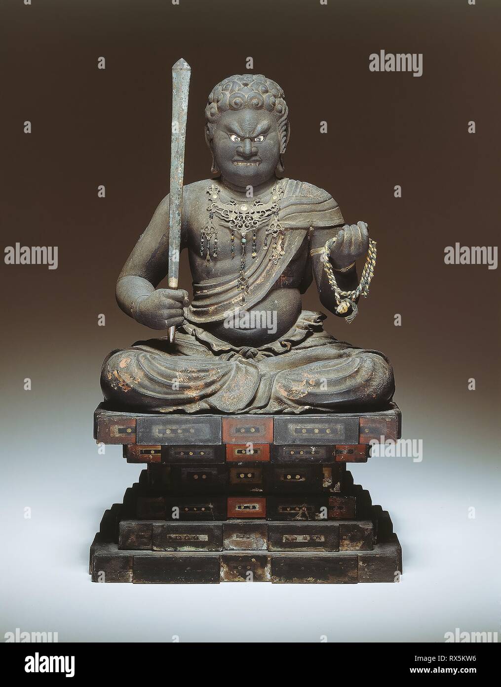 Fudo Myo-o. Japan. Date: 1199-1399. Dimensions: 41.6 cm (16 3/8 in ...