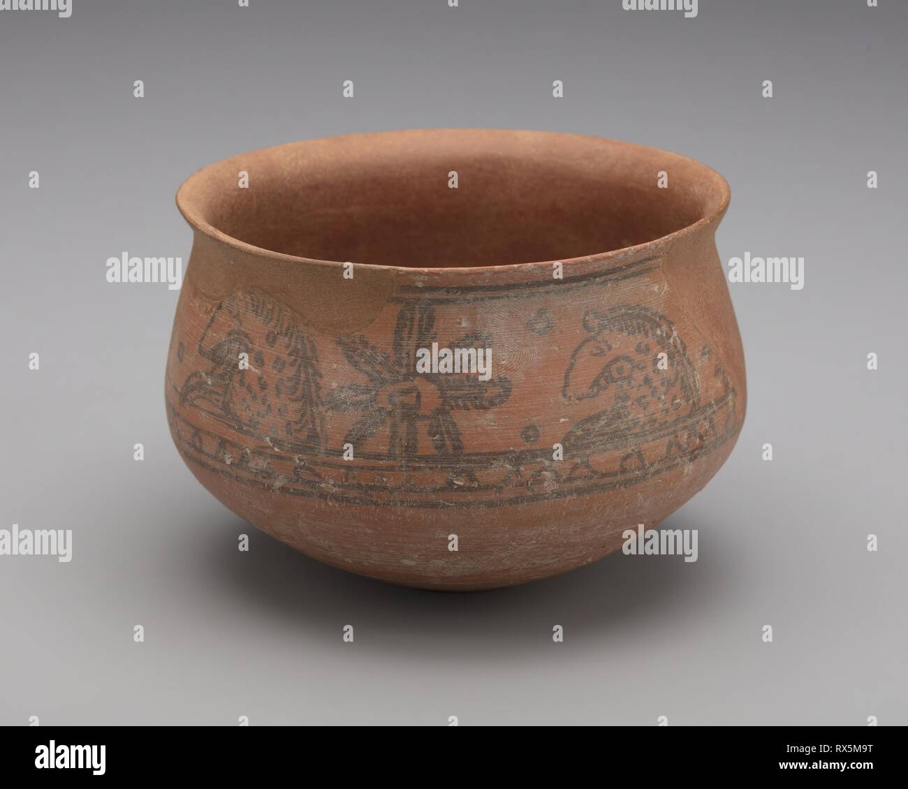Painted Bowl with Faunal and Floral Design. Pakistan; Ancient region of ...
