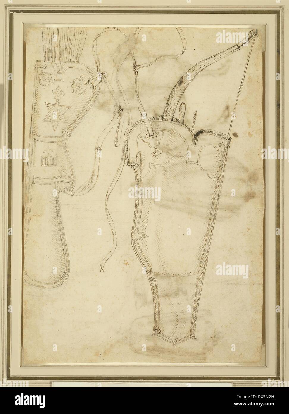 Bowcase and Quiver of Arrows. Antonio Pisano, called Pisanello; Italian ...