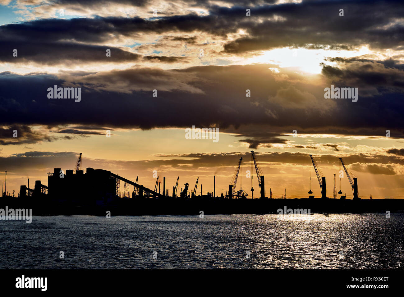 Pictured is Port of Hull, UK Stock Photo - Alamy
