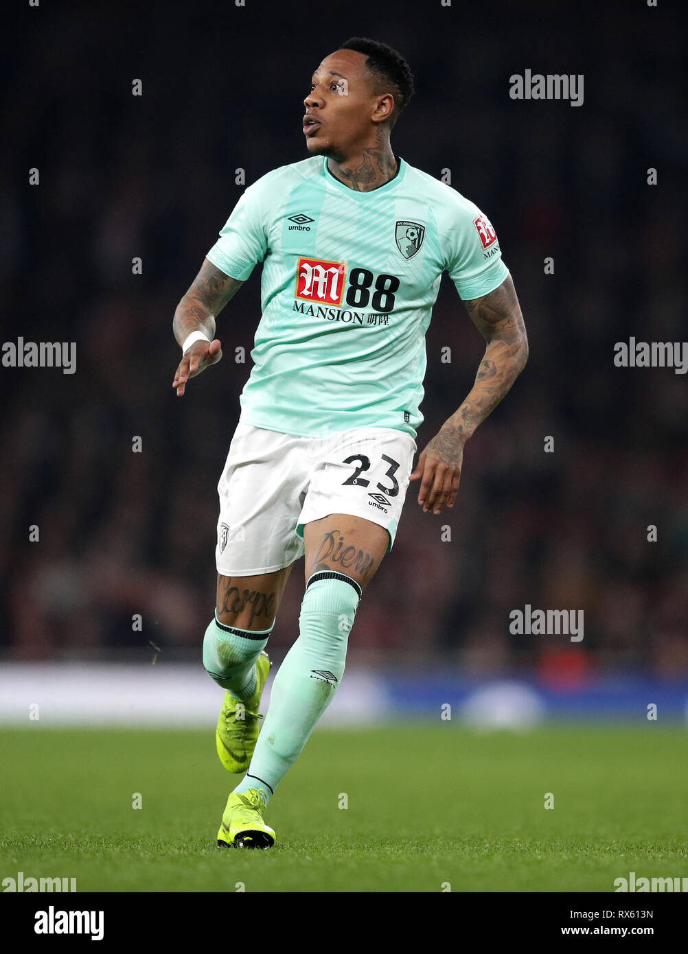 Nathaniel Clyne, Bournemouth Stock Photo - Alamy