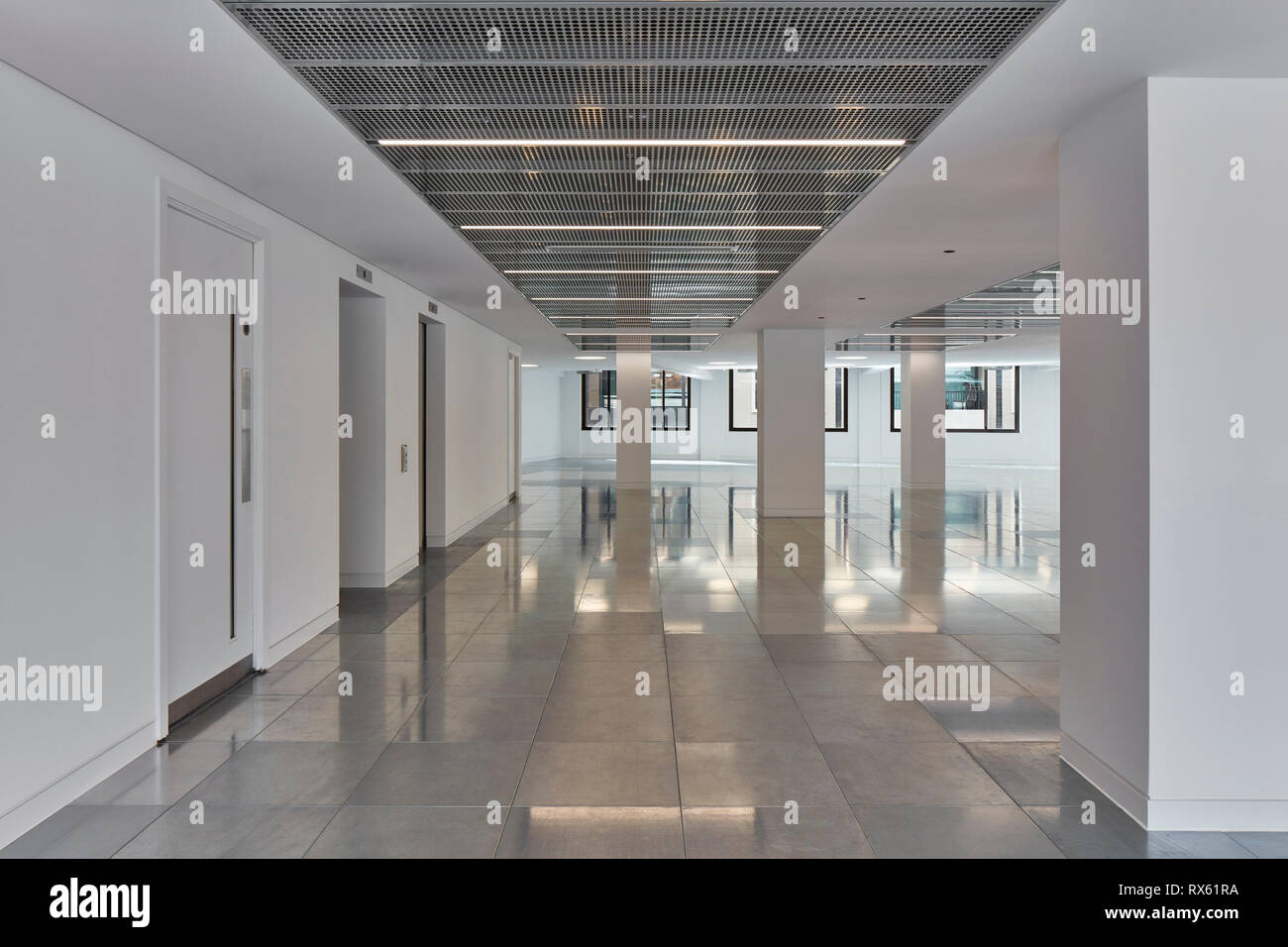 Entrance to offices Rathbone Place. Rathbone Place, London, United ...