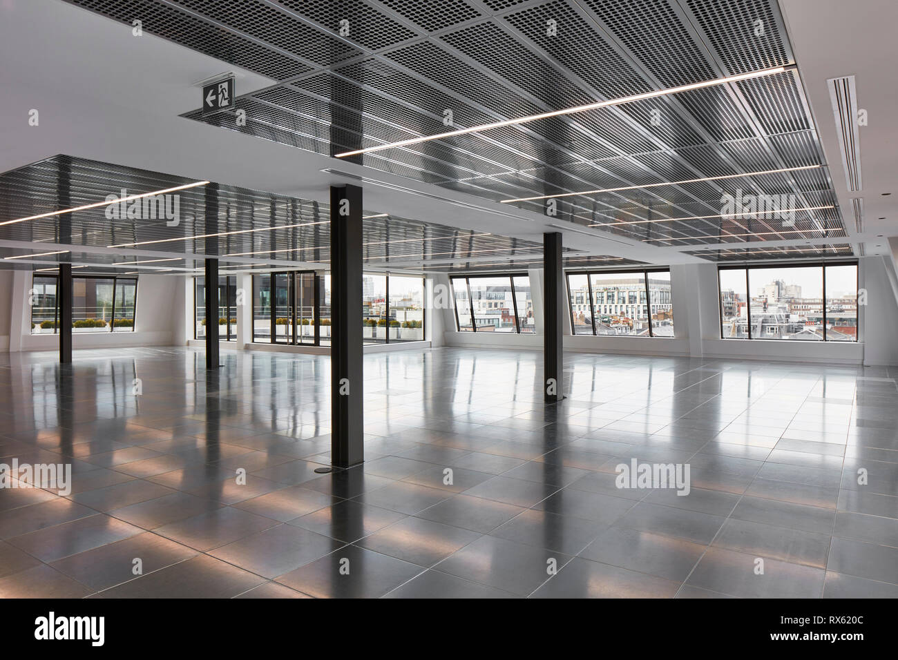 Office room at Rathbone Place. Rathbone Place, London, United Kingdom ...