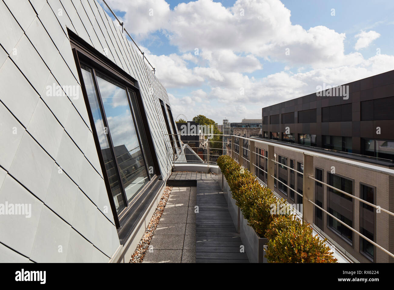 Terrace at Rathbone Place. Rathbone Place, London, United Kingdom ...