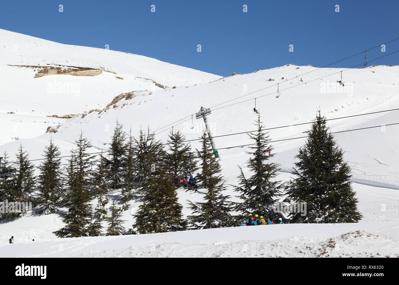 Mzaar, lebanon ski hi-res stock photography and images - Alamy
