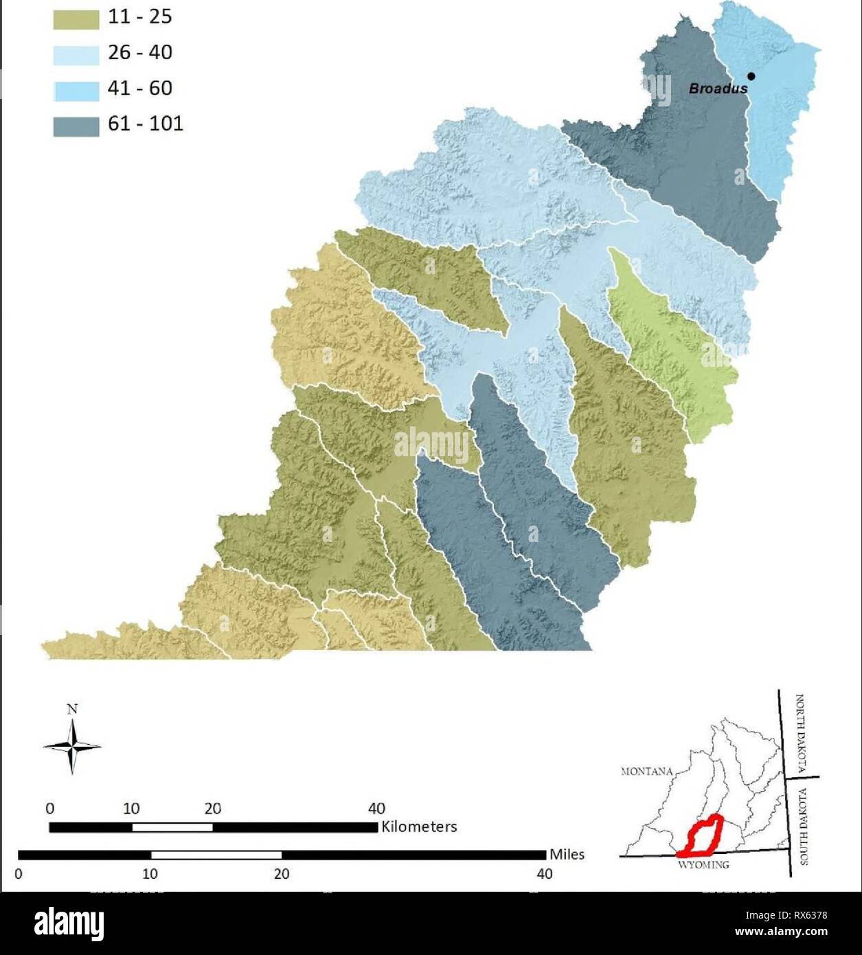 Southeast Montana wetland assessment Stock Photo - Alamy