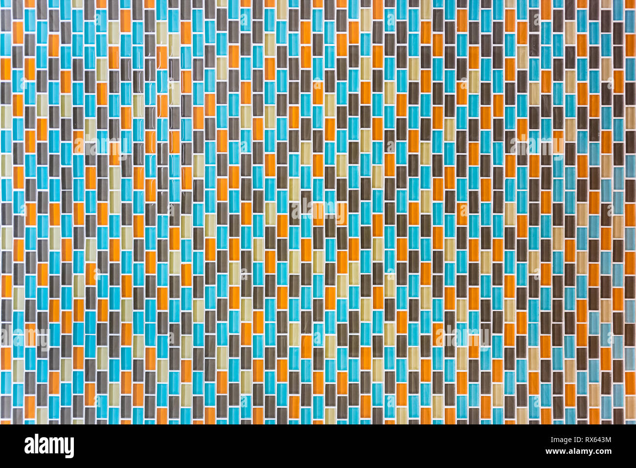 Background concept, colorful tile texture on wall Stock Photo - Alamy