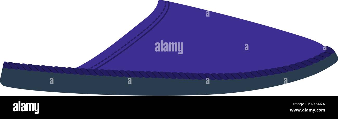 Man home slipper icon. Flat color design. Vector illustration Stock ...