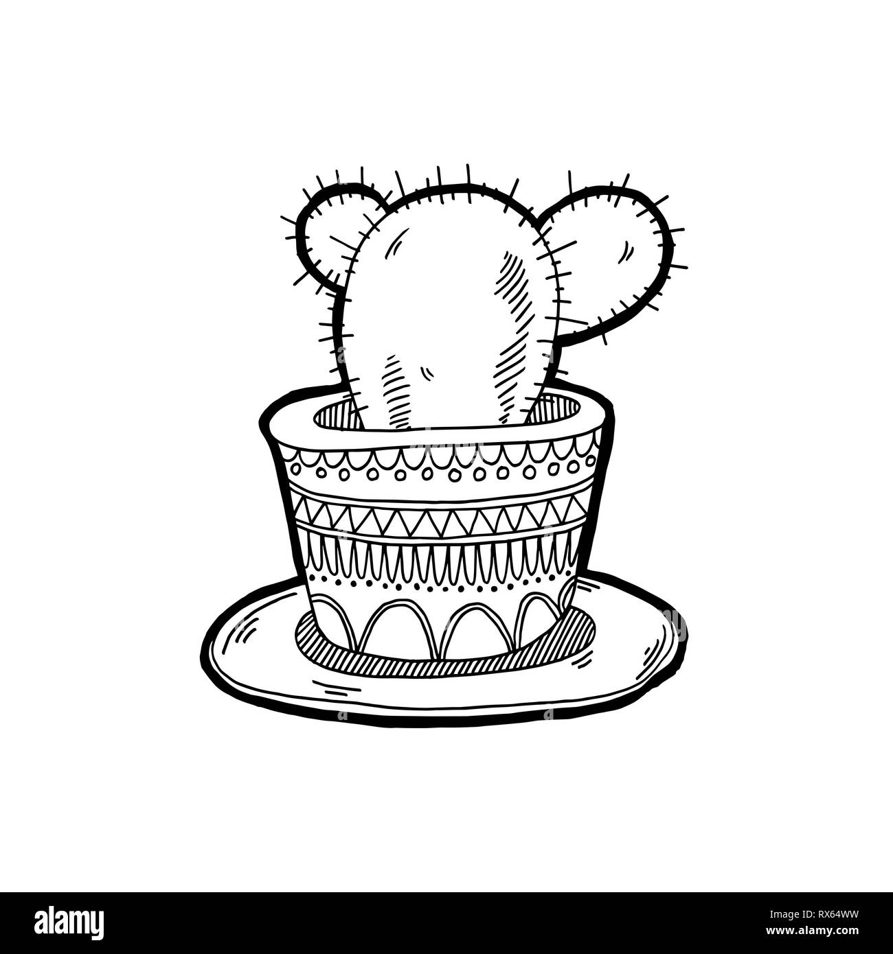 Clay pot in hand Stock Vector Images - Alamy