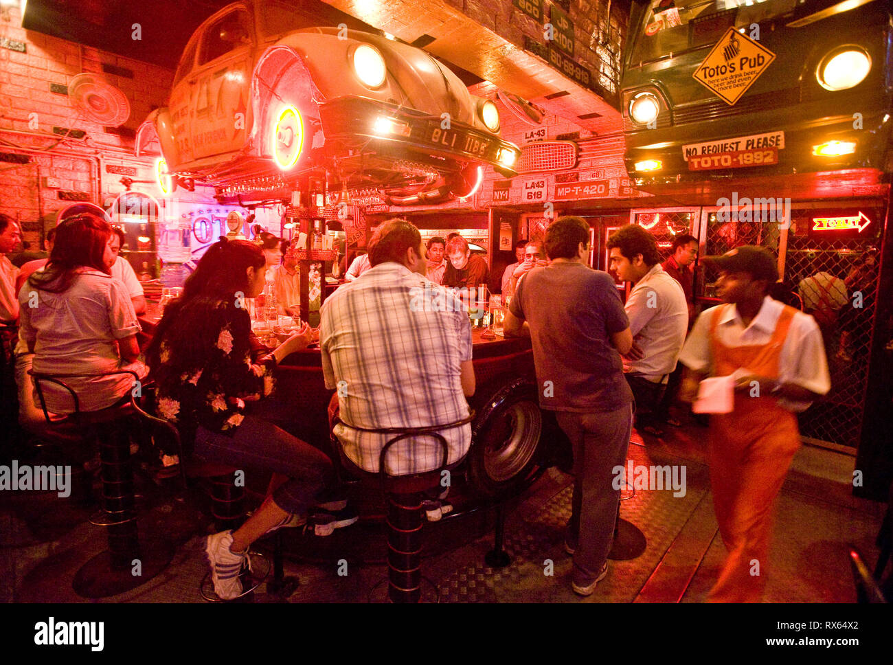 Iconic Mumbai Bars: Toto's Bar and Garage, Bandra Stock Photo - Alamy