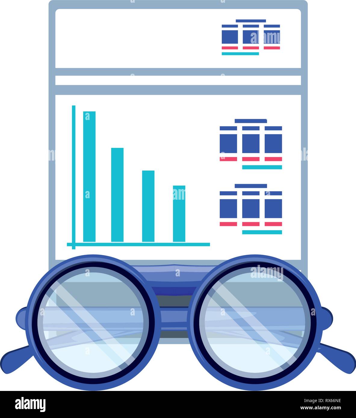 Optical report Stock Vector Images - Alamy