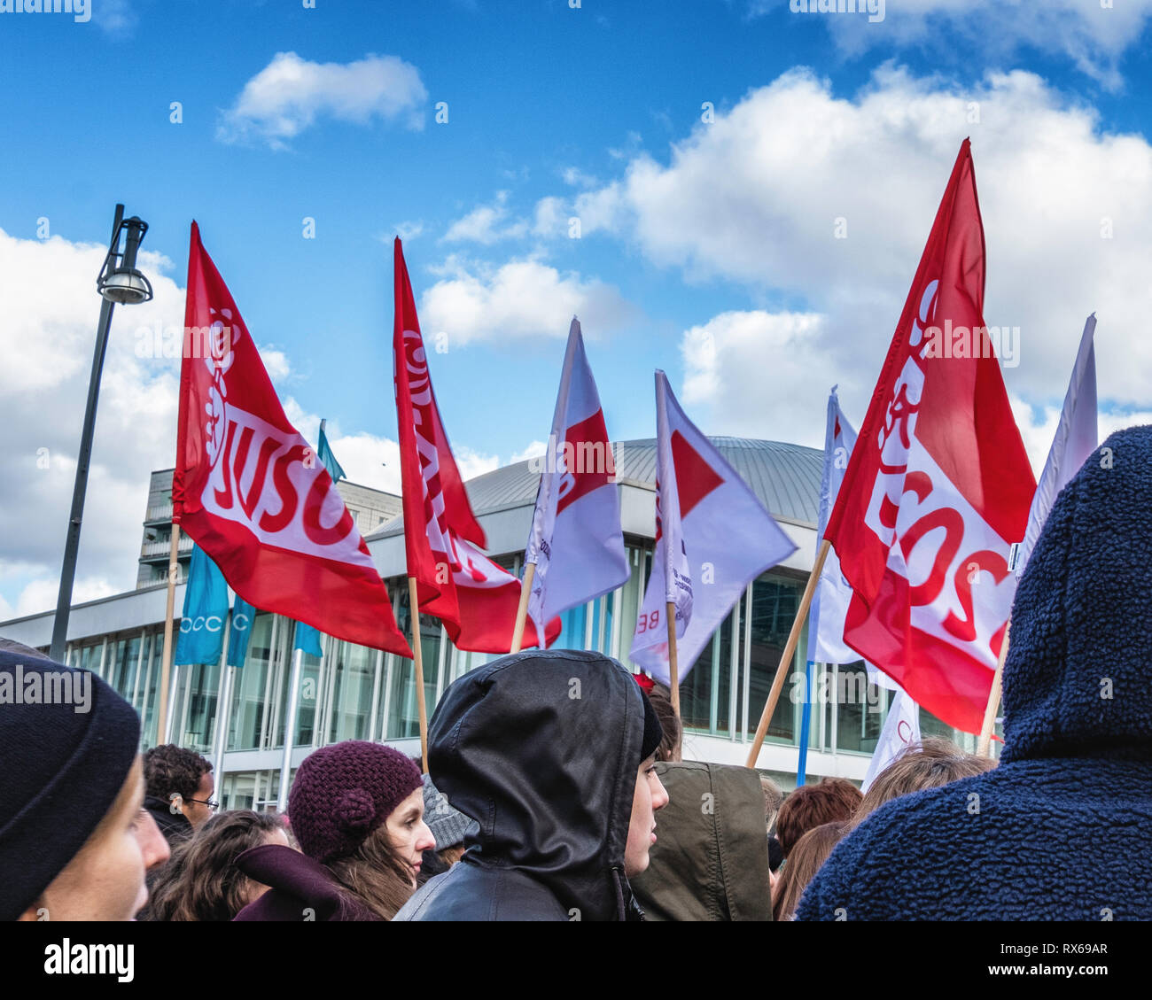 Motto celebrate strike fight on hi-res stock photography and images - Alamy