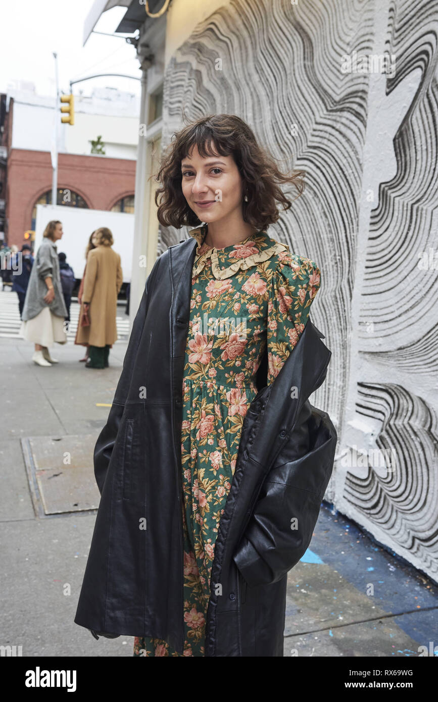 February 11, 2019 - Alyssa Coscarelli seen on the street in Manhattan ...