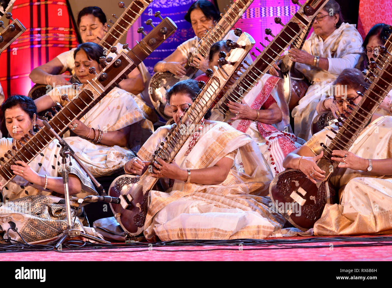 Silpgram Mahotsav. Guwahati, Assam, India. March 8, 2019. Artists ...
