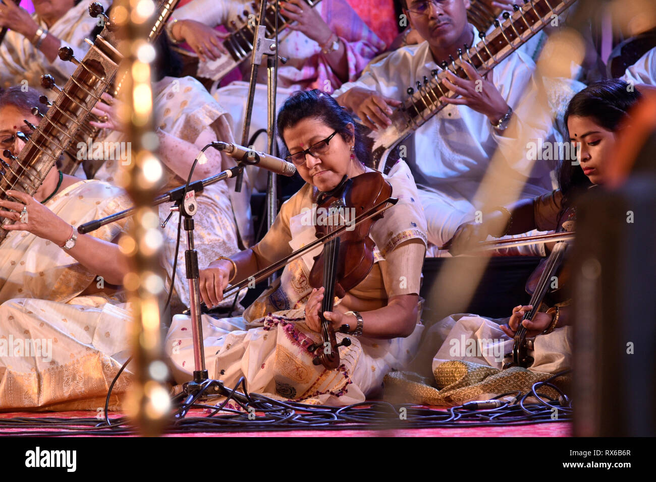 Silpgram Mahotsav. Guwahati, Assam, India. March 8, 2019. Artists ...