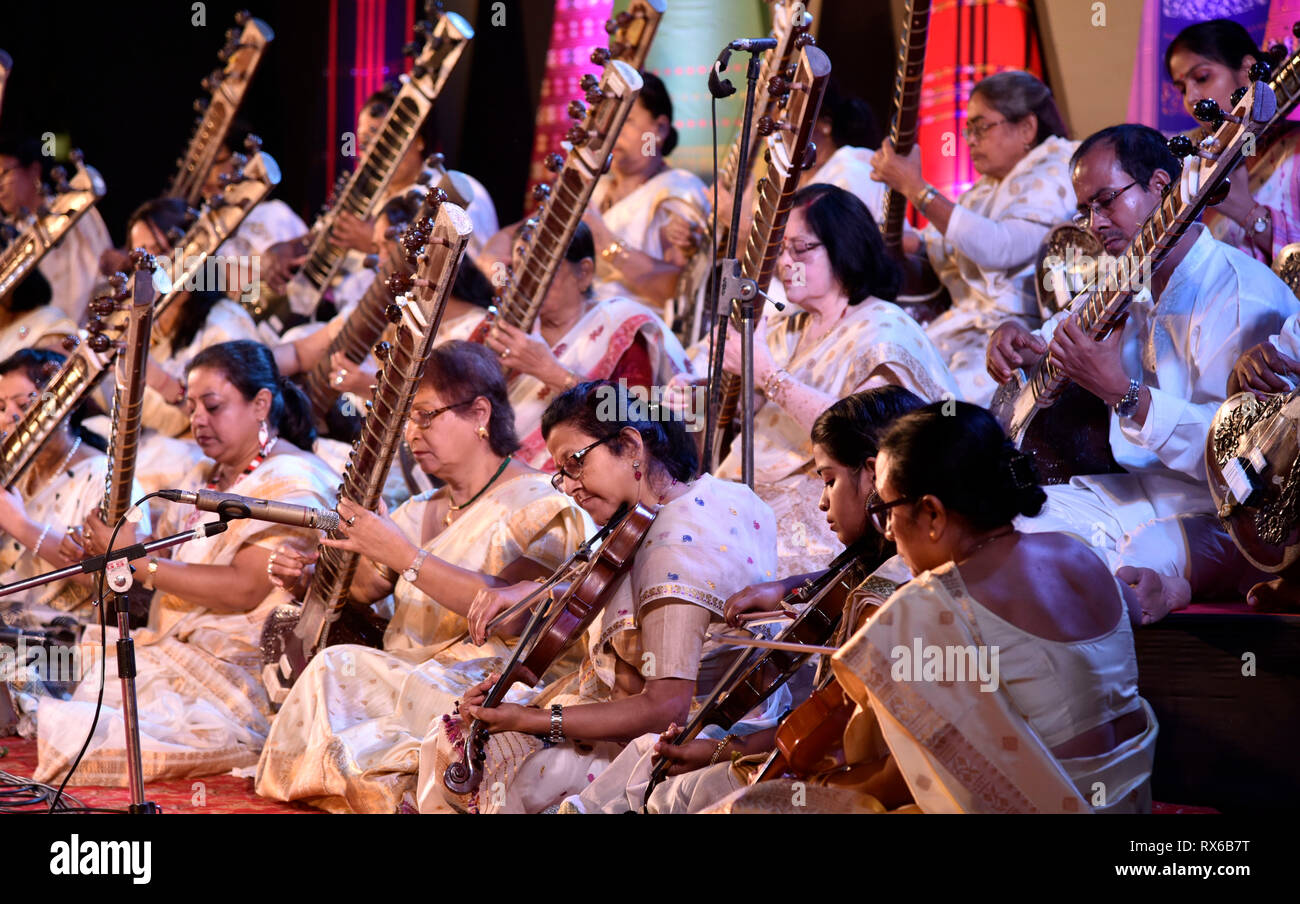 Silpgram Mahotsav. Guwahati, Assam, India. March 8, 2019. Artists ...