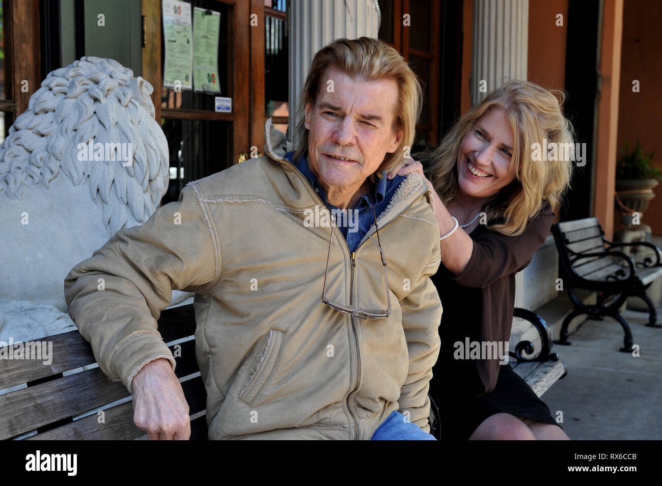 Vicksburg, MS, USA. 3rd Apr, 2008. Actor Jan-Michael Vincent with wife ...
