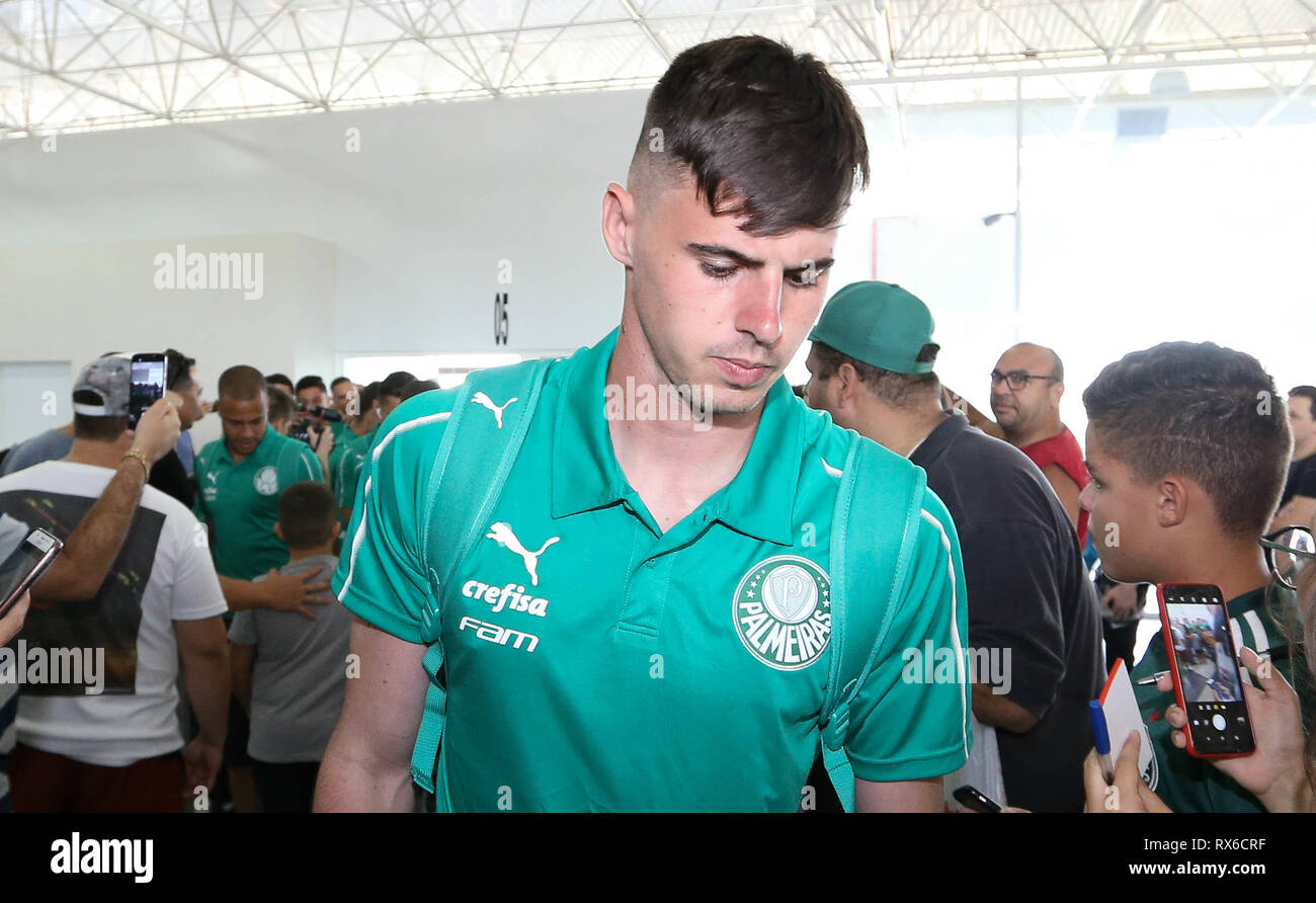 SÃO JOSÉ DO RIO PRETO, SP - 08.03.2019: DESEMBARQUE DO PALMEIRAS ...