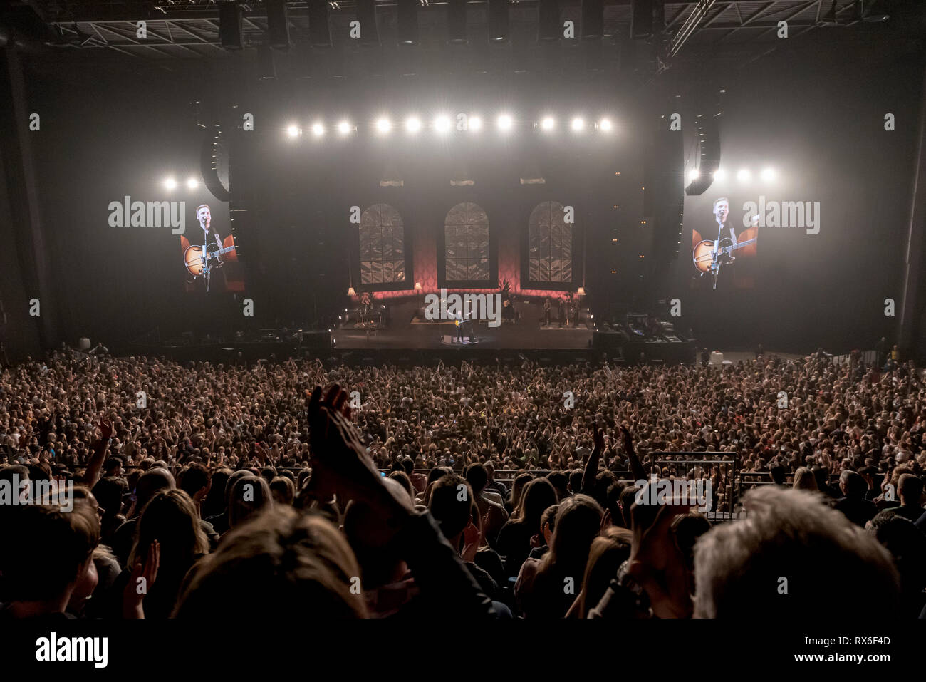 Leeds, UK. 8th Mar 2019. George Ezra - First Direct Arena; Leeds; UK ...