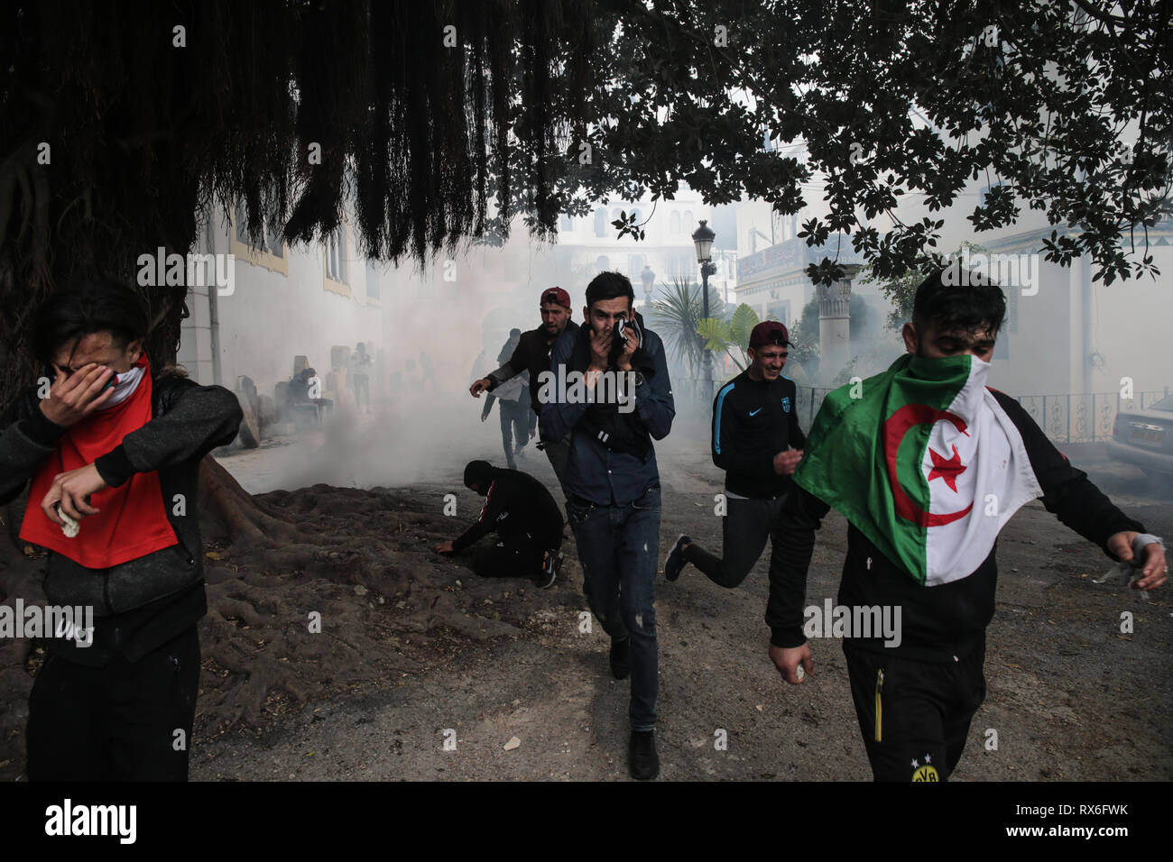 Algiers, Algeria. 08th Mar, 2019. Protestors demonstrating against ...