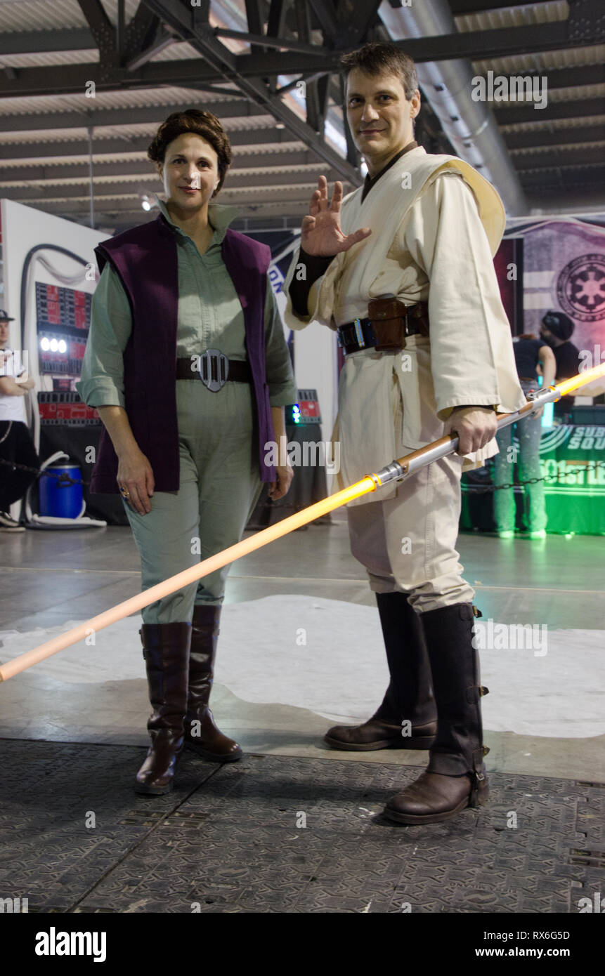 Luke skywalker lightsaber hi-res stock photography and images - Alamy