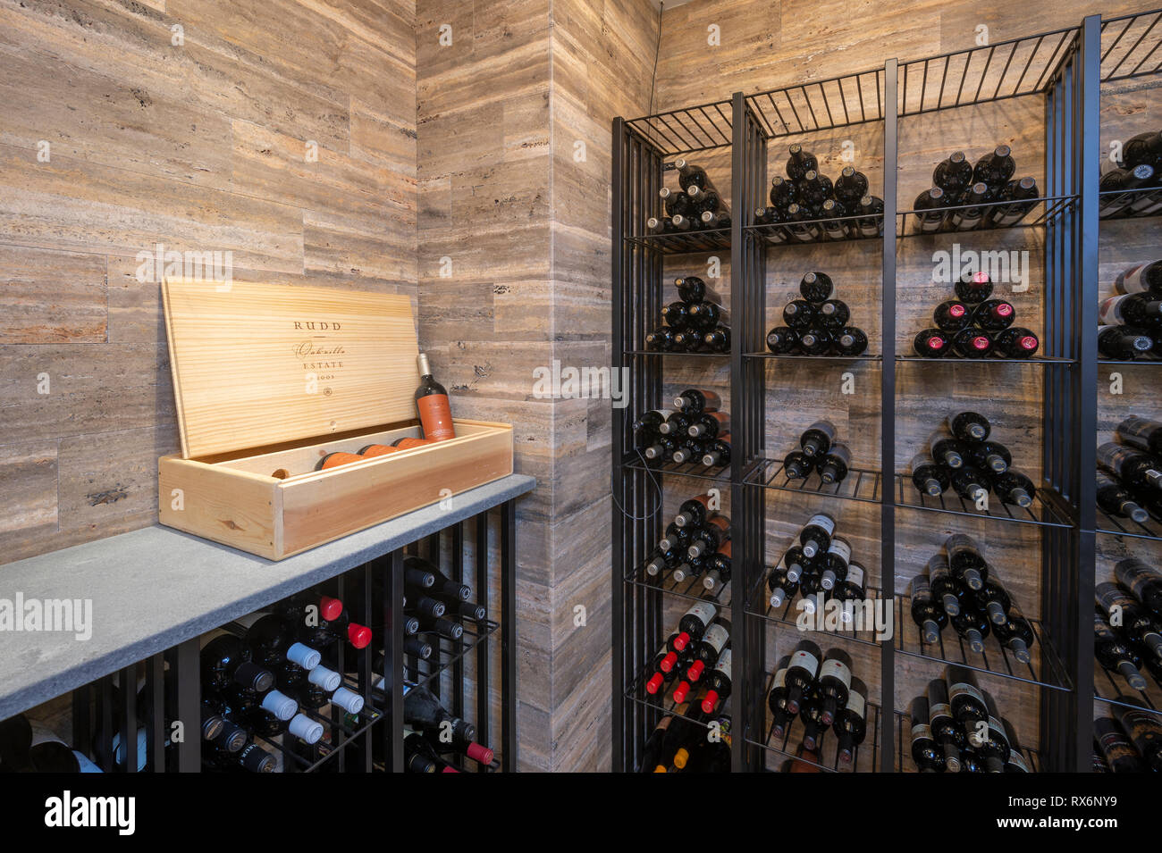 Old wine collection cellar hi-res stock photography and images - Alamy
