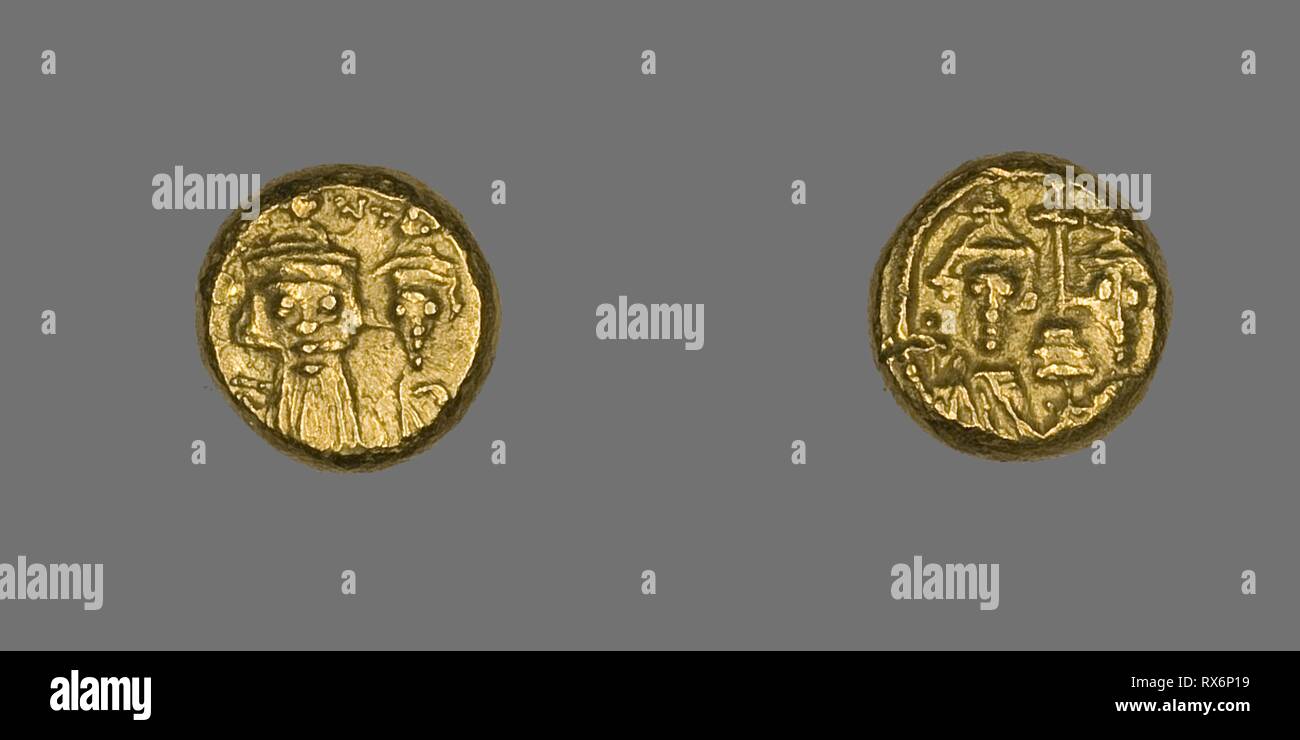 Solidus (Coin) of Tiberius II Constantinus. Byzantine. Date: 578 AD-582 ...