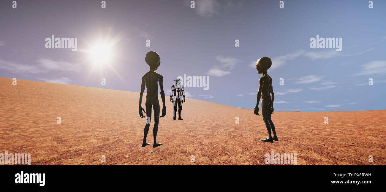 Extremely detailed and realistic high resolution 3d imageof the Martian ...