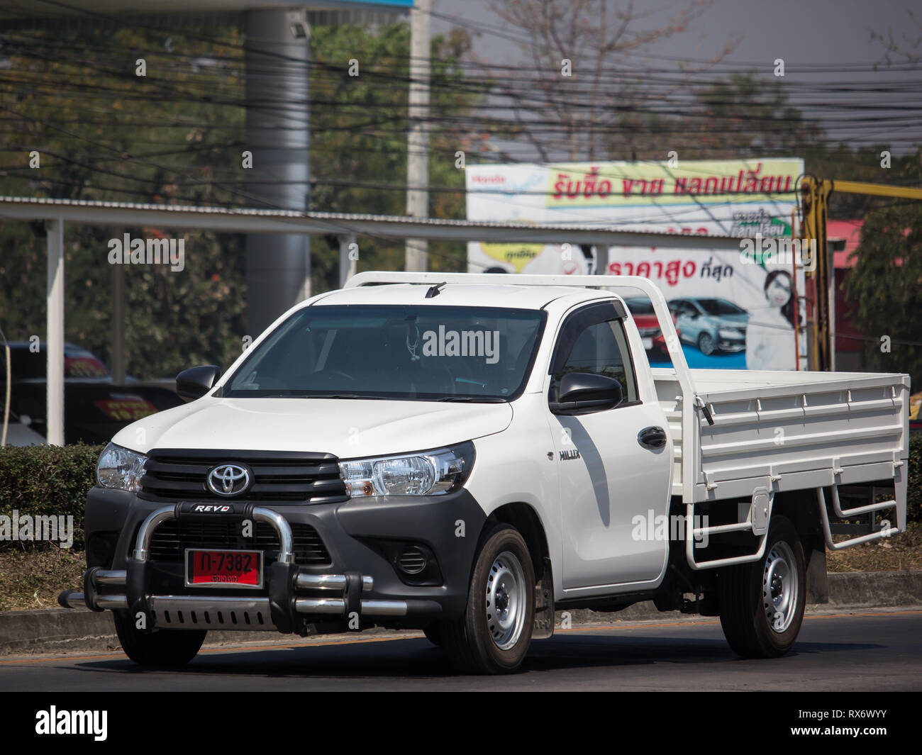 Chiangmai, Thailand - February 25 2019: Private Pickup Truck Car Toyota ...