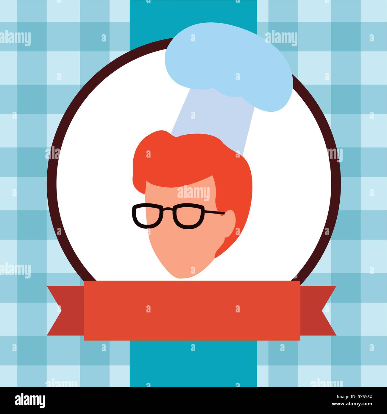 faceless chef head banner Stock Vector Image & Art - Alamy