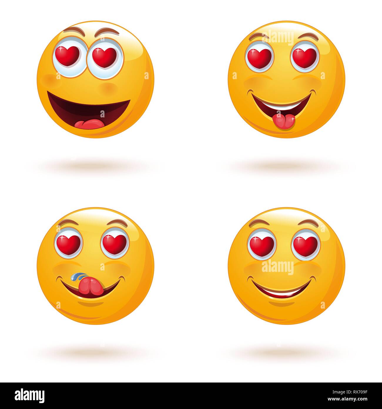 Heart emoticon hi-res stock photography and images - Alamy