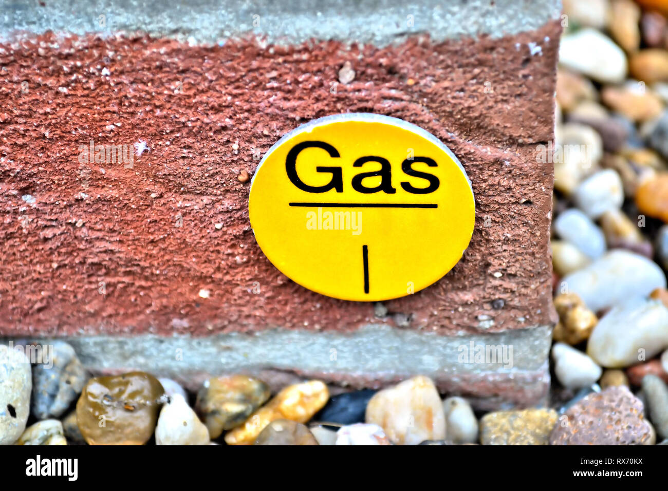 Note on a gas pipe in the floor Stock Photo - Alamy