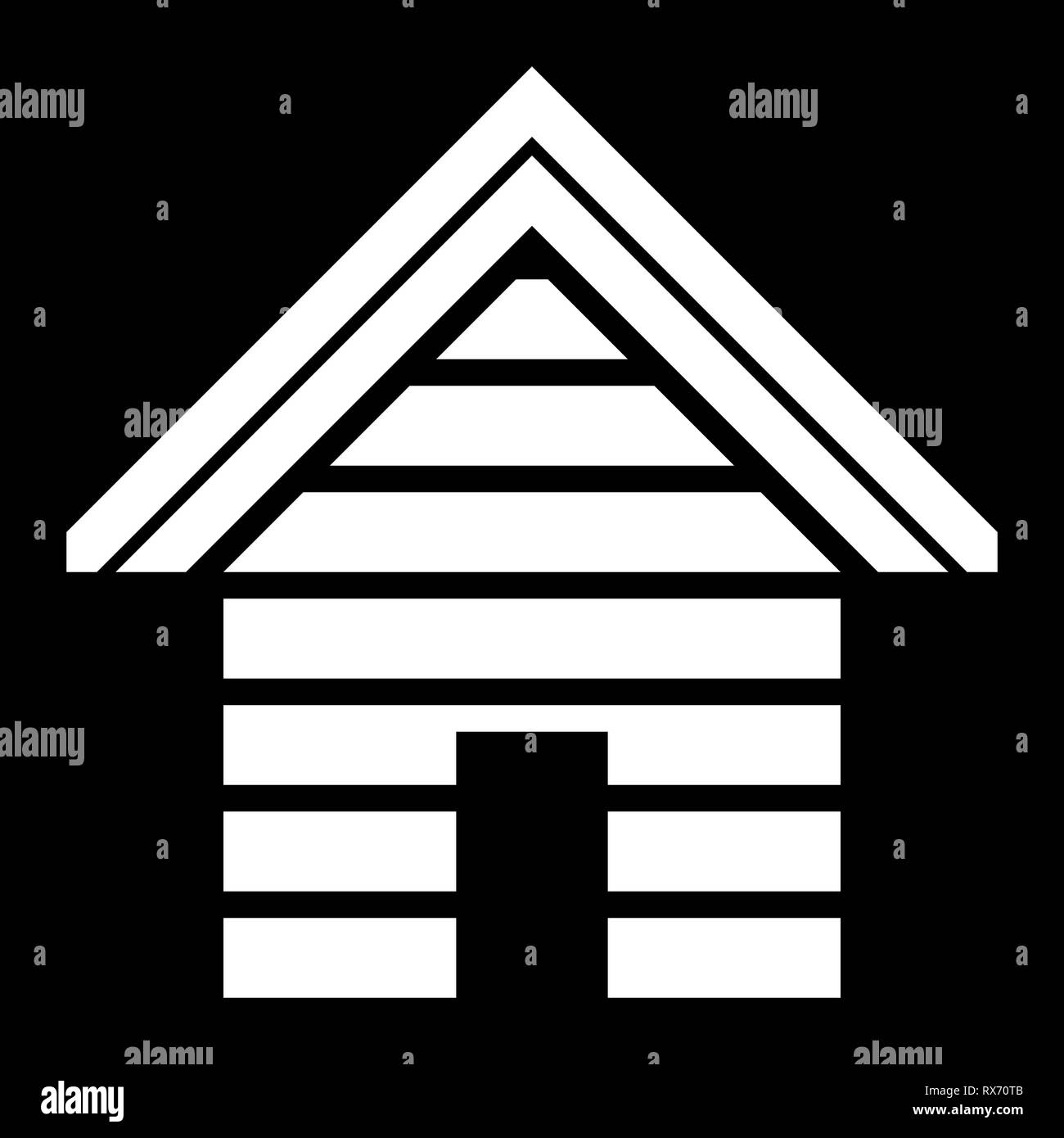 White roof stripes Stock Vector Images - Alamy