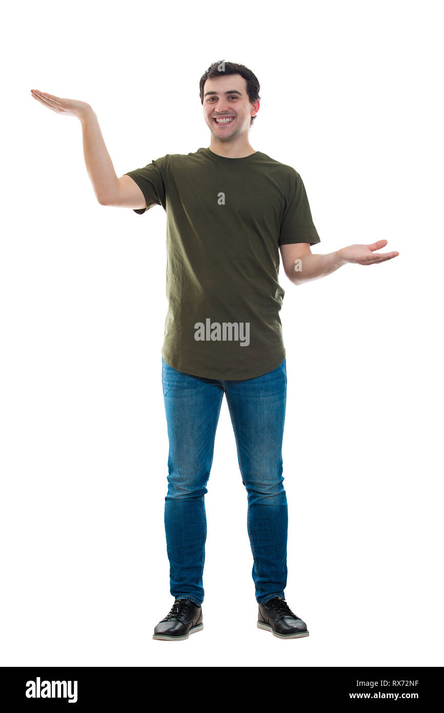 Two hands holding arms model Cut Out Stock Images & Pictures - Alamy