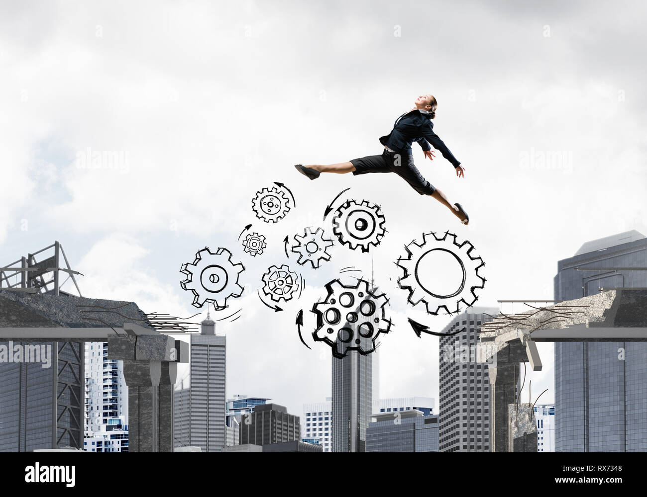 Problem and difficulties overcoming concept Stock Photo - Alamy