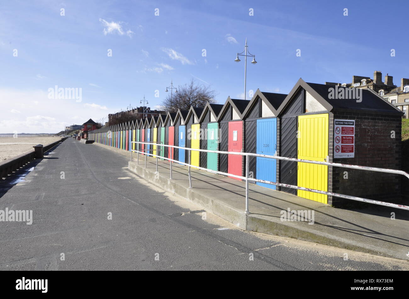 Beach huts at South Beach Lowestoft Suffolk, England UK Stock Photo - Alamy