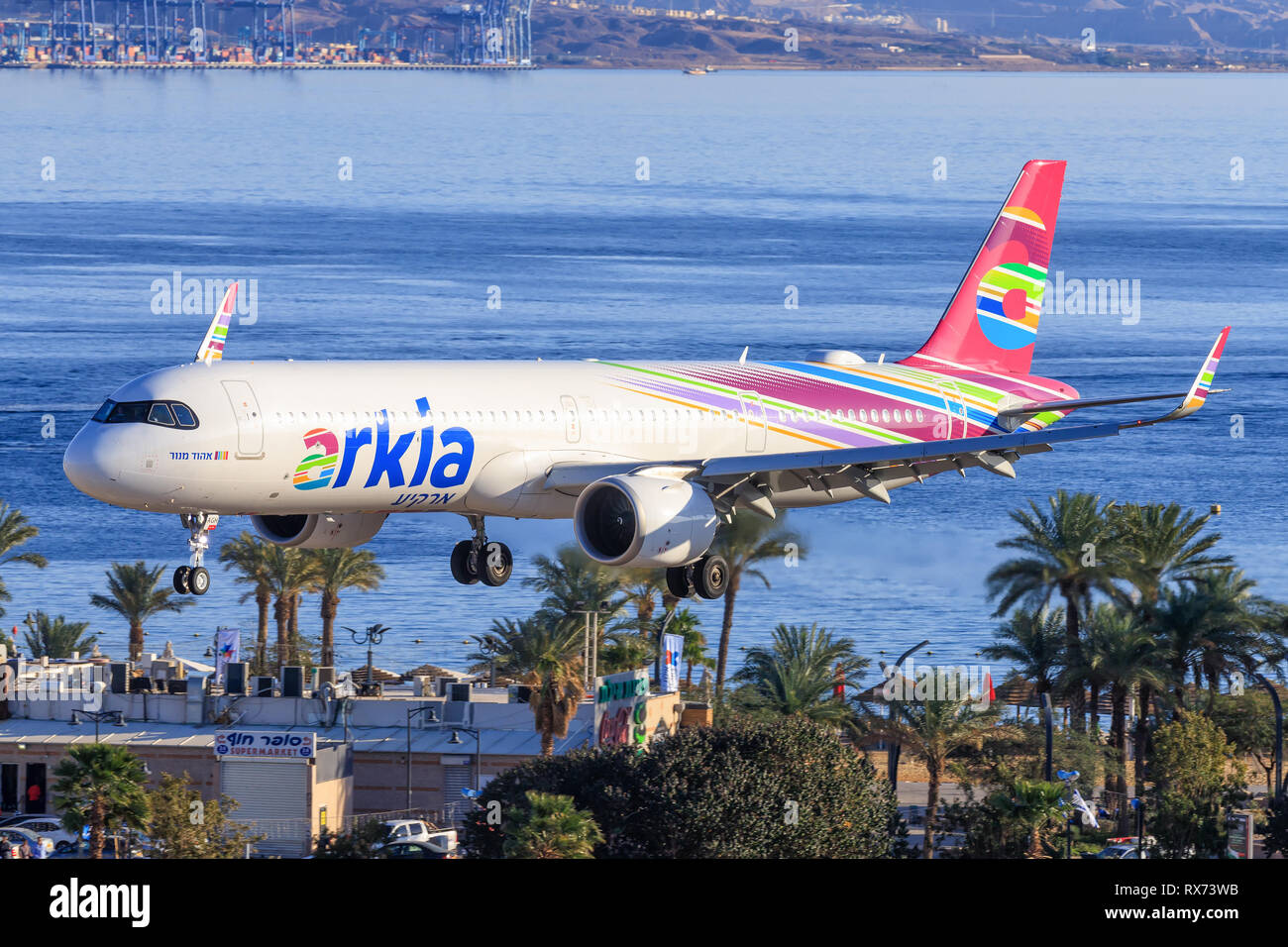Airbus a321 251nx arkia israeli airlines hi-res stock photography and ...