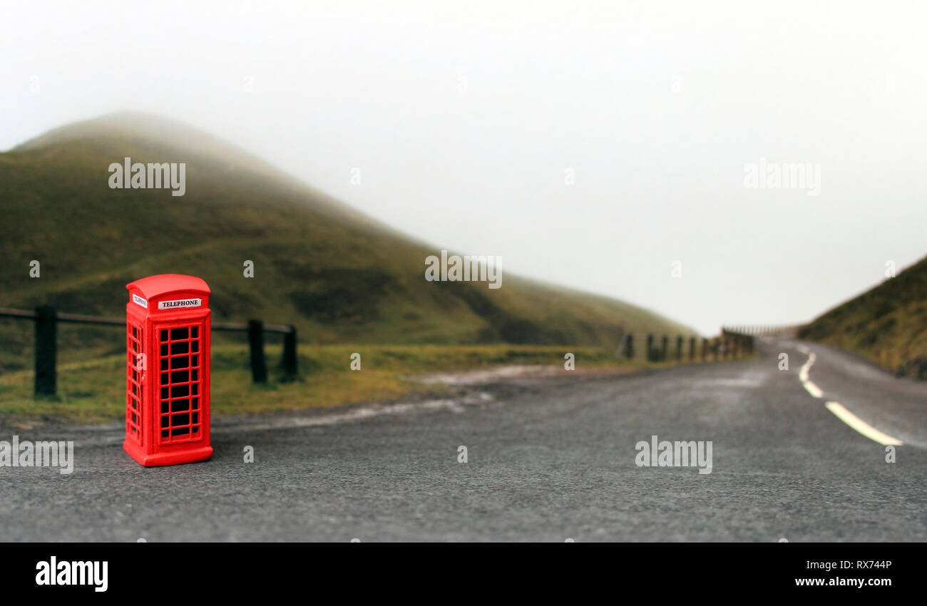 Replica telephone box hi-res stock photography and images - Alamy