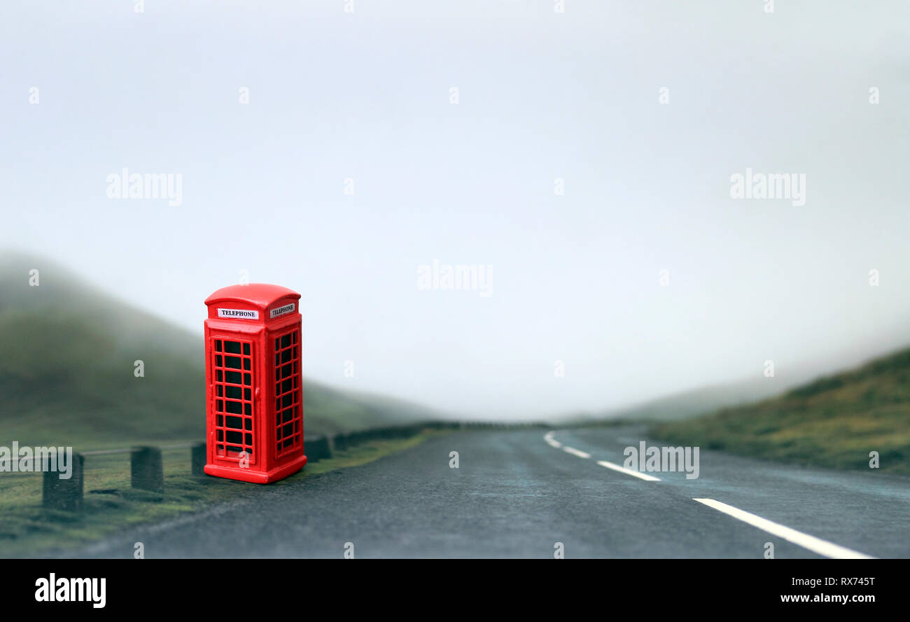 Replica Telephone Box High Resolution Stock Photography and Images - Alamy