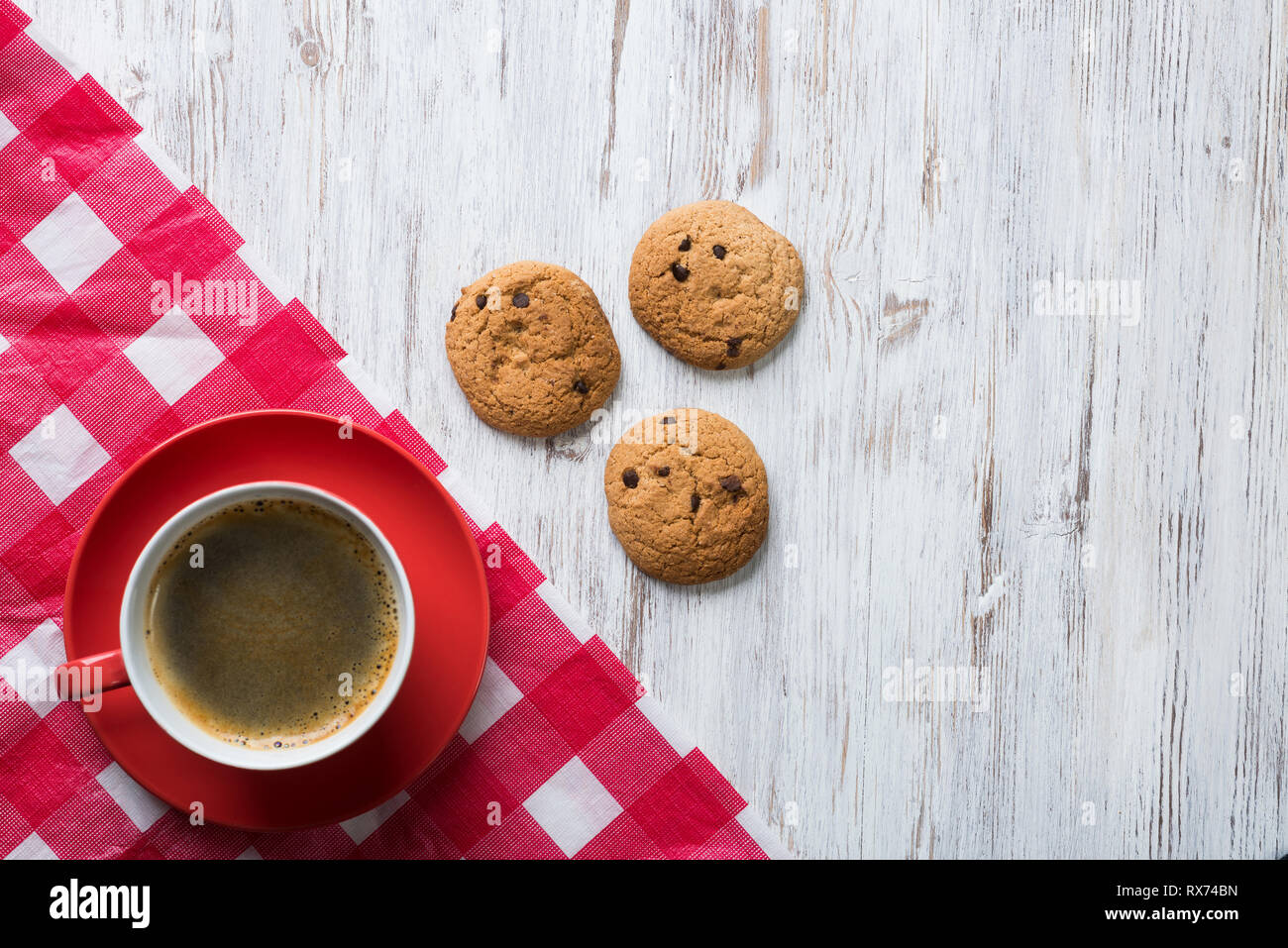 Cup of refreshing coffee Stock Photo - Alamy