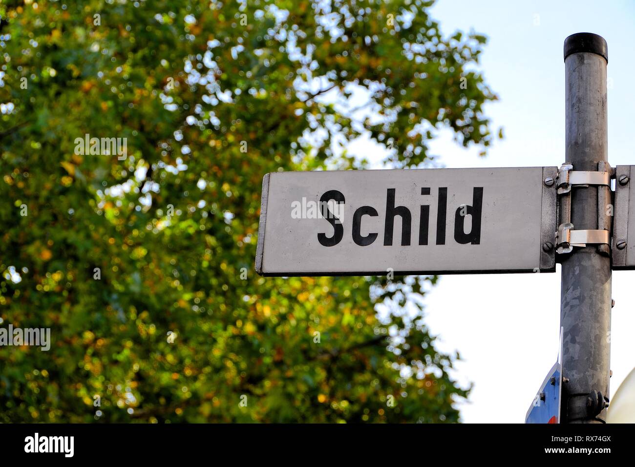 Street named "Schild" in Braunschweig Stock Photo - Alamy