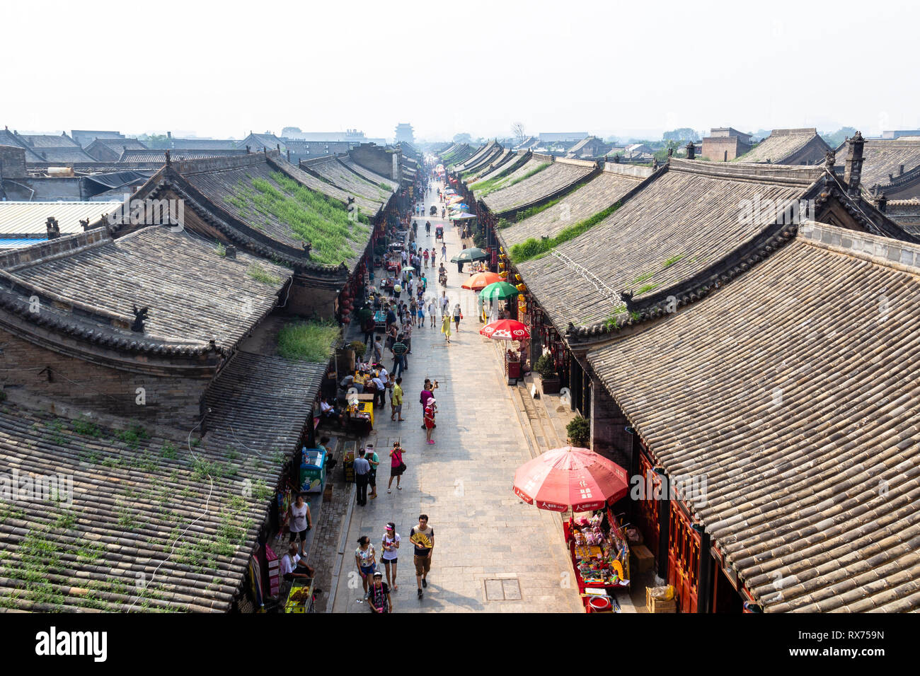 Pingyao from city wall unesco hi-res stock photography and images - Alamy