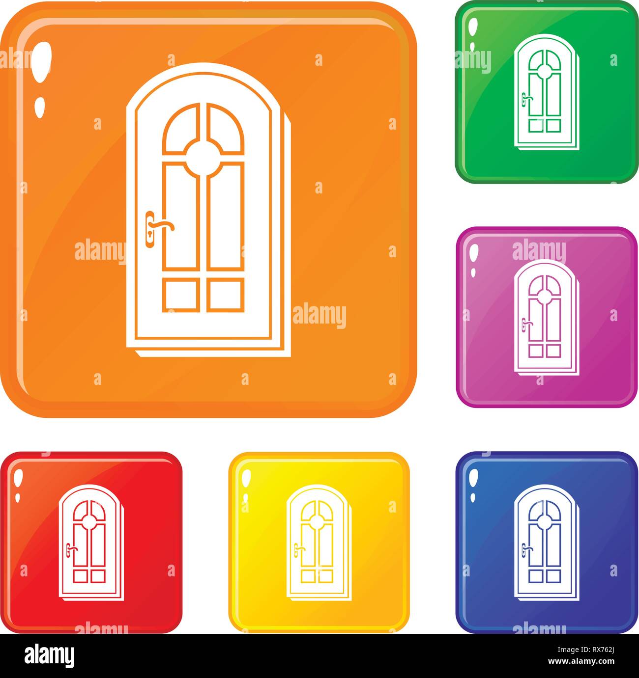 Arched door icons set vector color Stock Vector Image & Art - Alamy Arched door icons set vector color Stock Vector Image & Art - Alamy