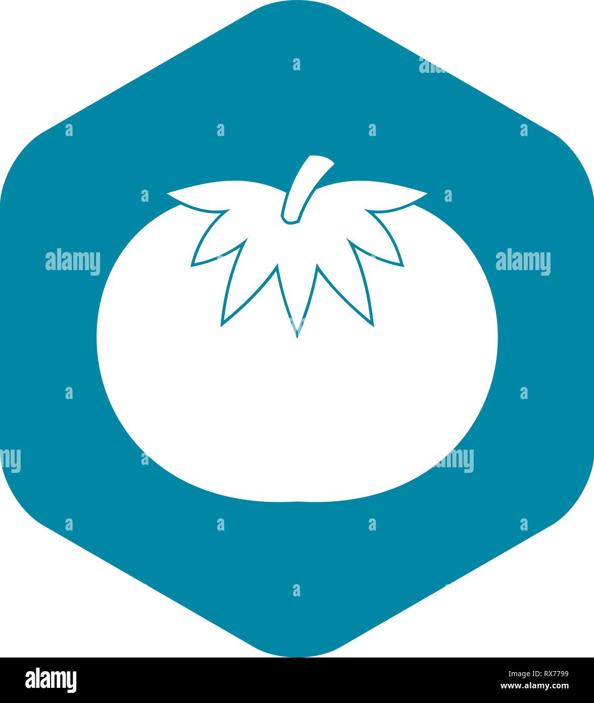 Tomato icon, simple style Stock Vector Image & Art - Alamy