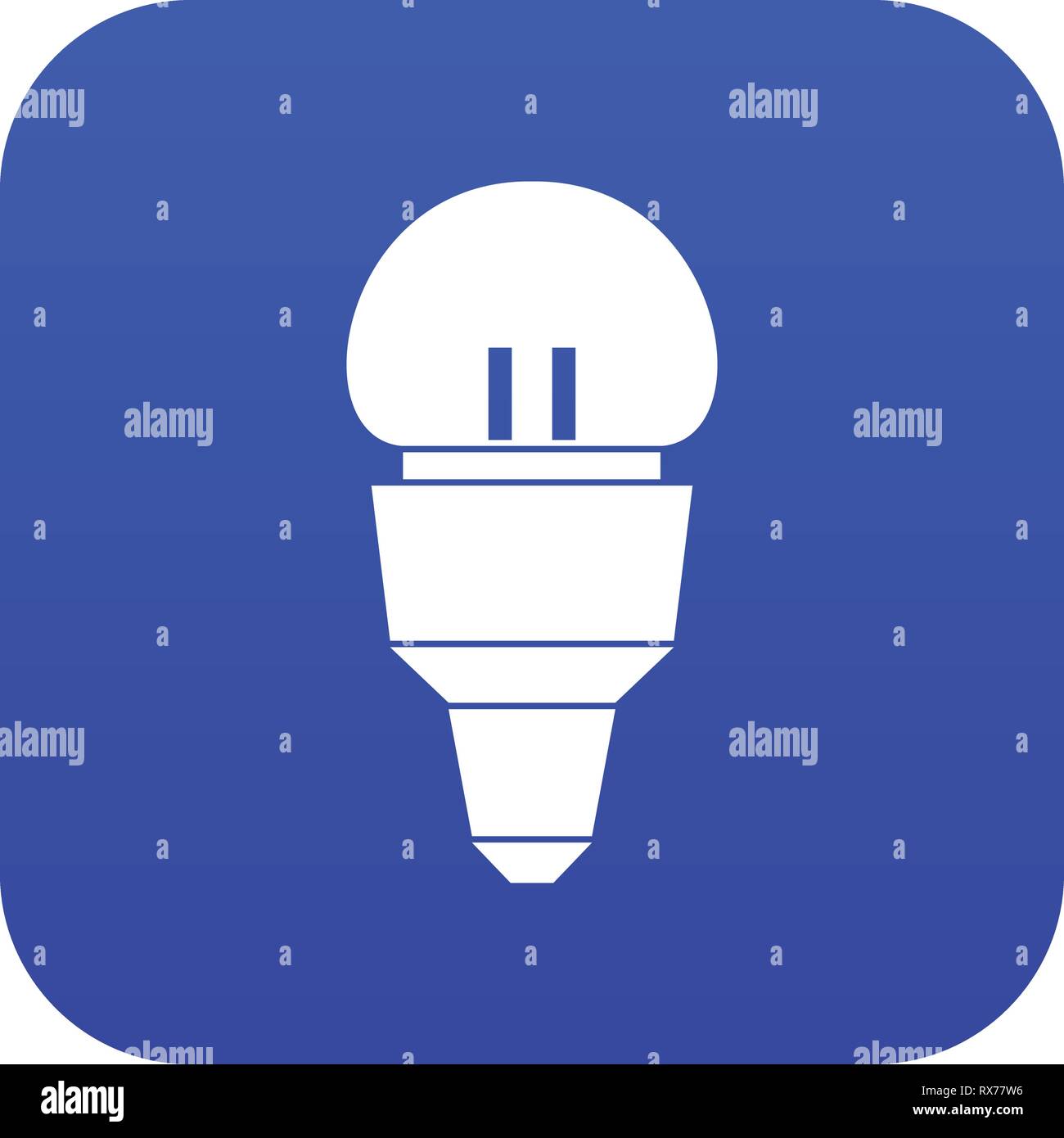 Reflector bulb icon digital blue Stock Vector Image & Art - Alamy