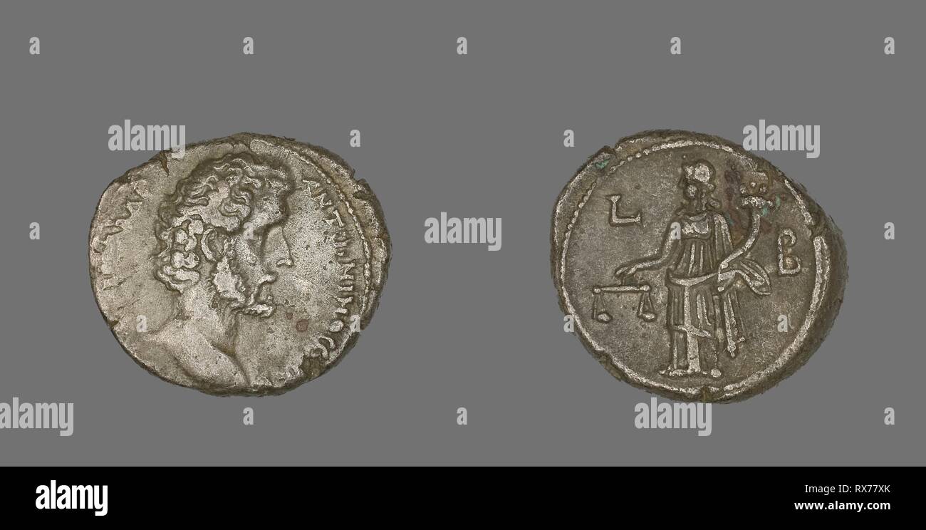 Coin Portraying Emperor Antoninus Pius. Roman, minted in Alexandria ...