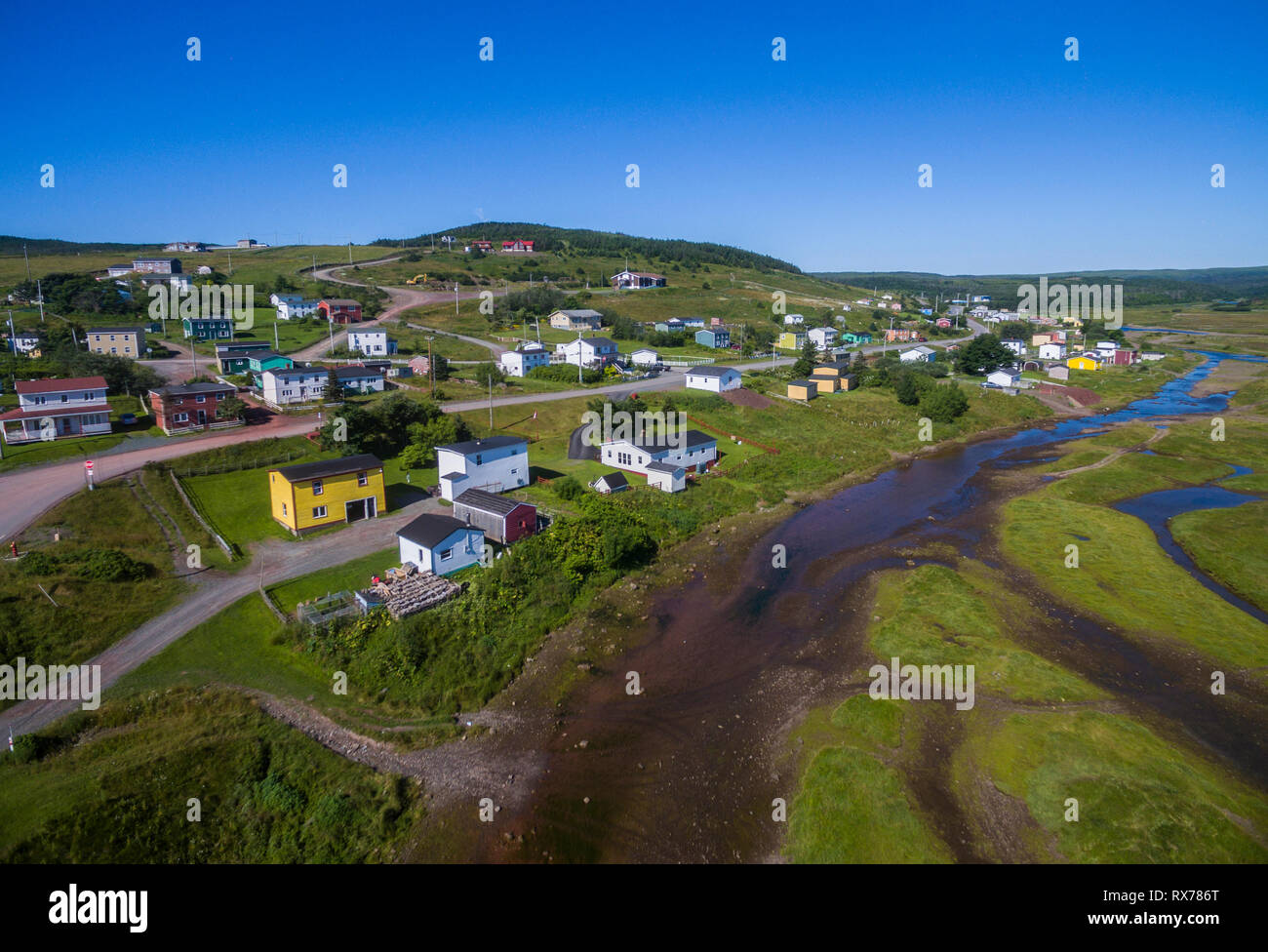 Newfoundland, canada aerial hi-res stock photography and images - Alamy