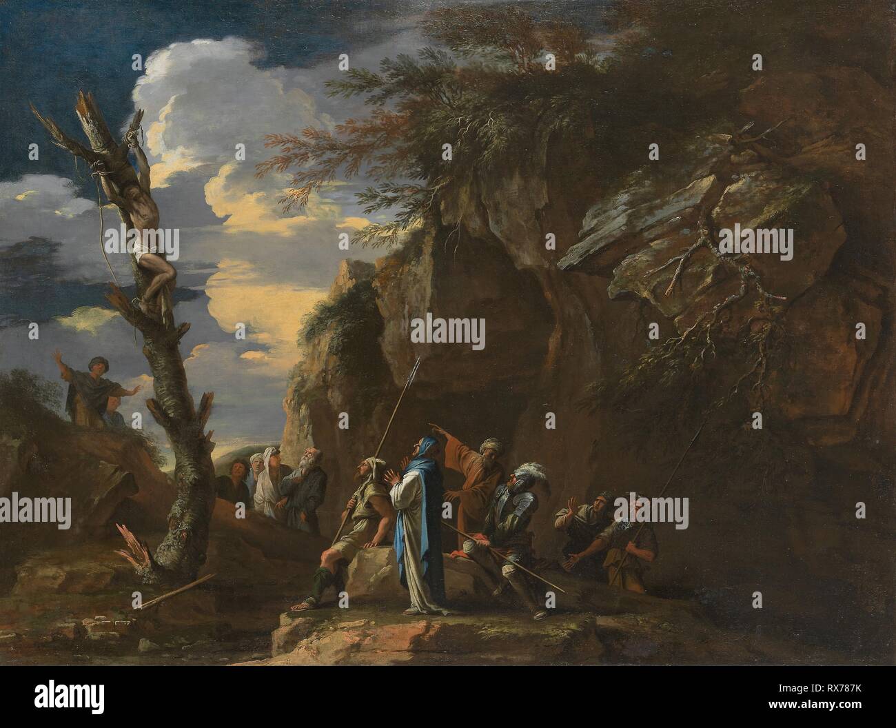 Polycrates crucifixion hi-res stock photography and images - Alamy