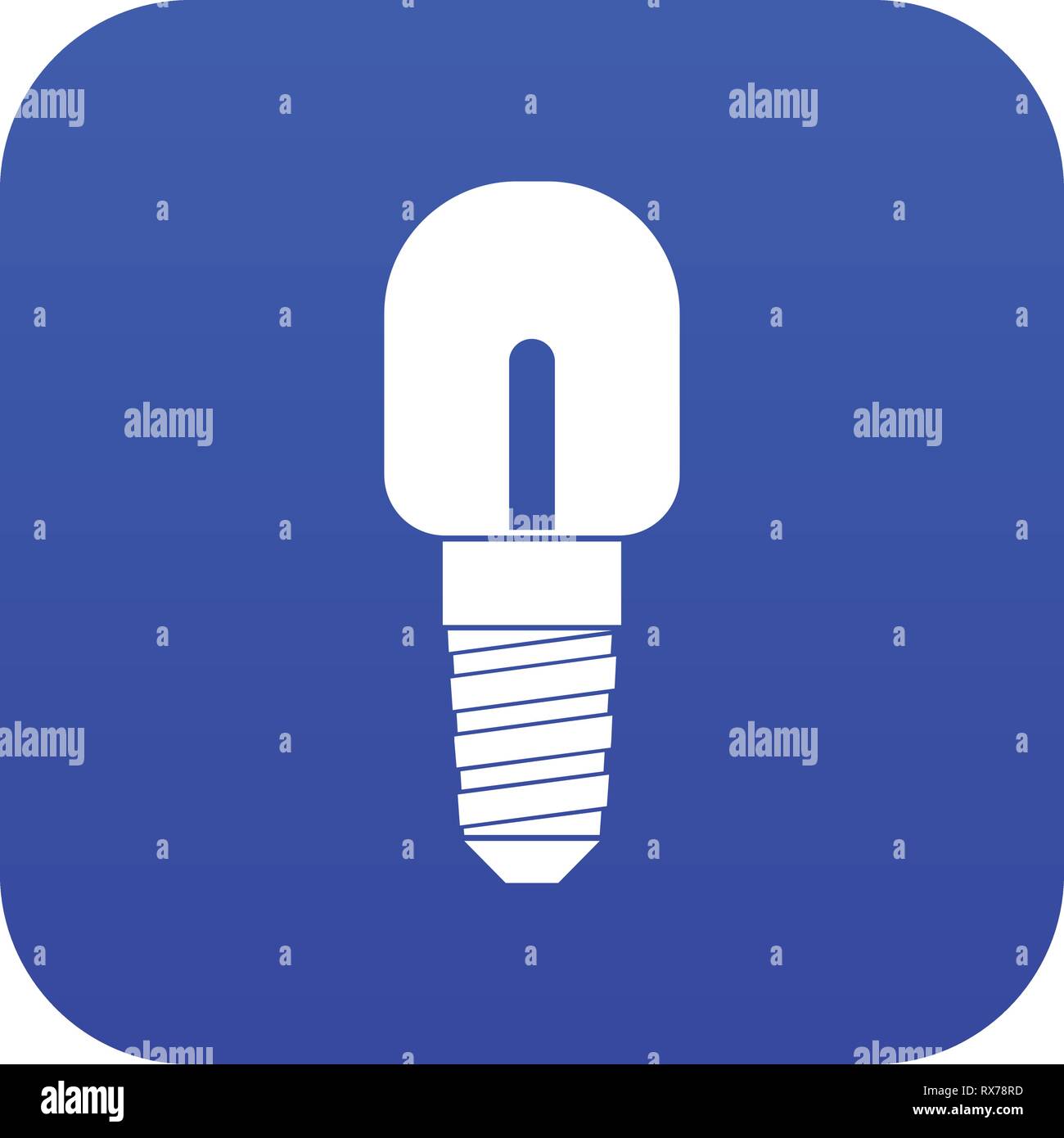 Light bulb icon digital blue Stock Vector Image & Art - Alamy